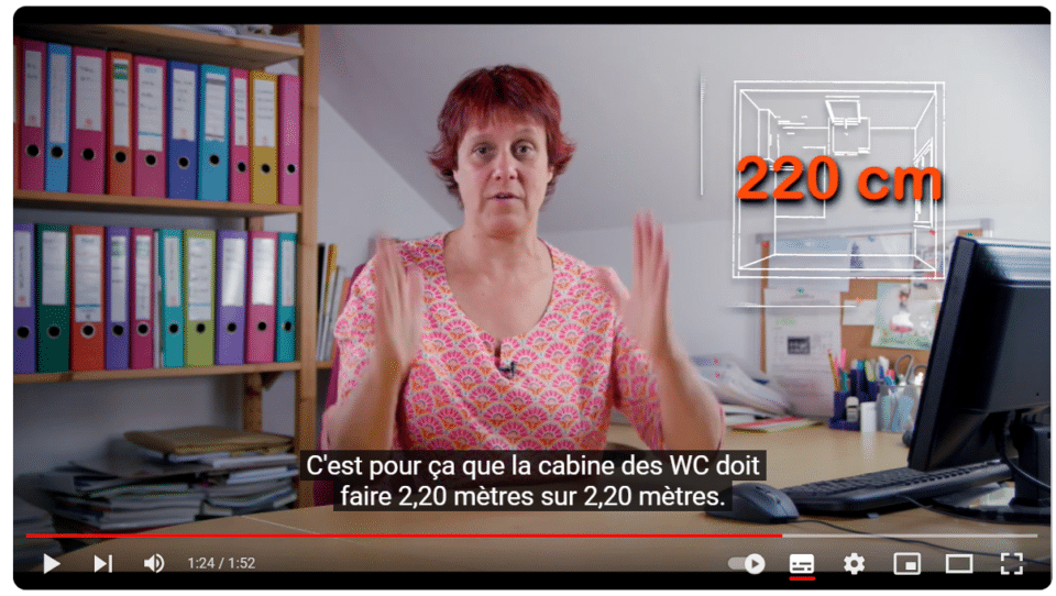Les toilettes accessibles